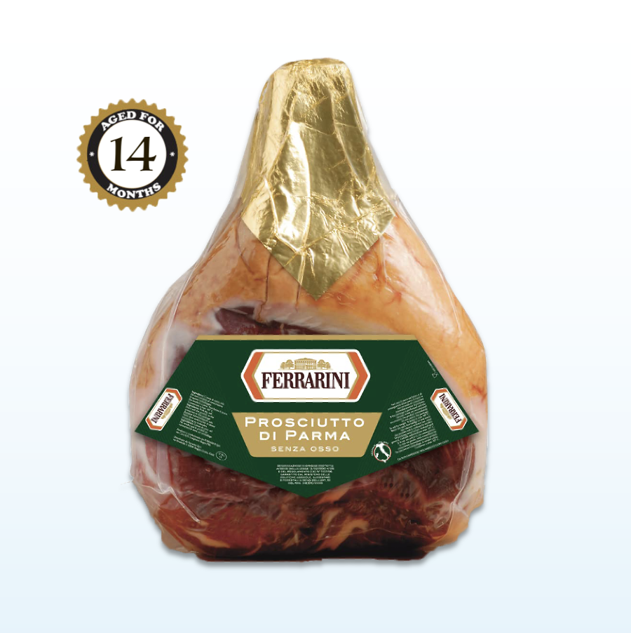 Ferrarini – Prosciutto di Parma DOP (14 M) – Beca Imports